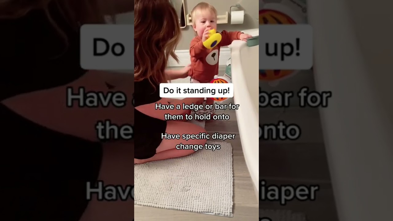 Is your toddler fighting diaper changes?
