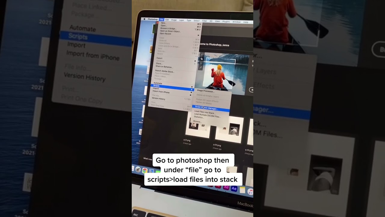 How to created a gif in photoshop