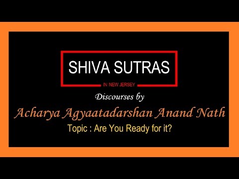 Shiva Sutras are for everyone but..