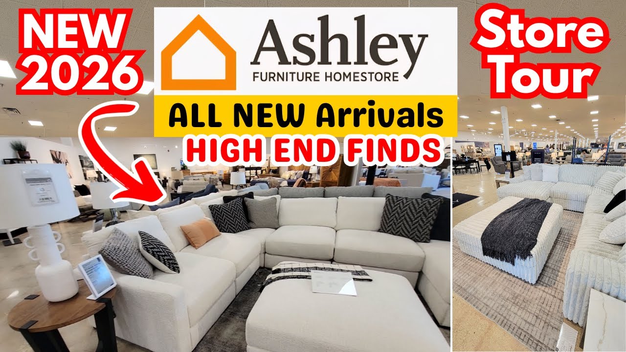 NEW ASHLEY FURNITURE FINDS | SHOP WITH ME | STORE TOUR