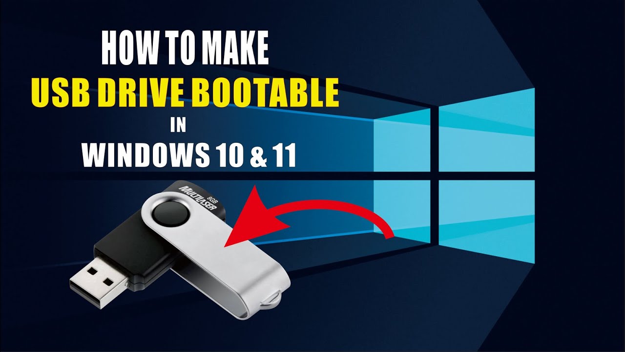 How to Make a USB Flash Drive Bootable in Windows 10 & 11 (Step-by-Step Guide)