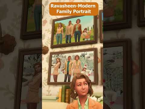 the sims 4 mods must haves || modern family portraits #sims4 #gaming #shorts #thesims4