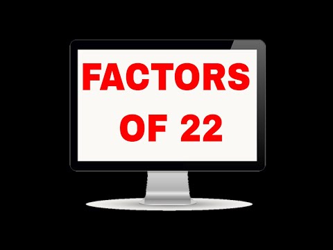 Factors of 22