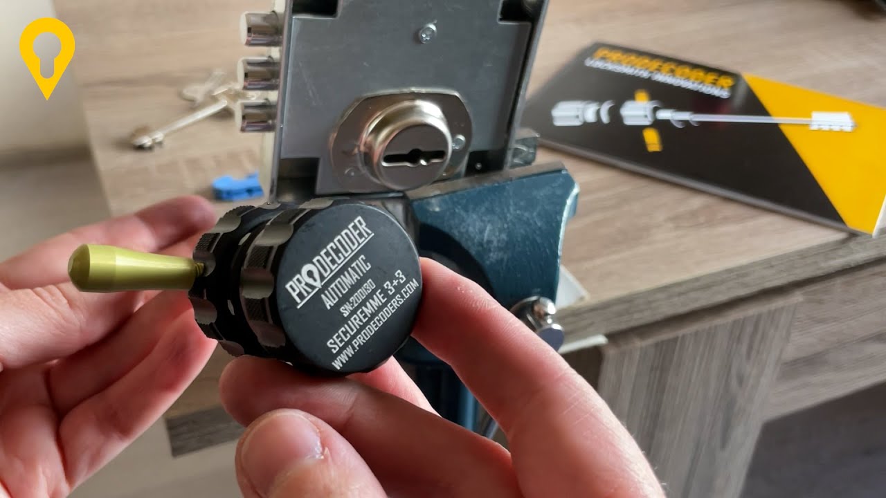 Securemme Safe Lock 3x3 Fast Opening with Prodecoder Automatic