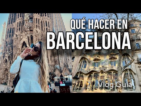 Qué HACER en BARCELONA en 3 días | VLOG GUÍA de BARCELONA