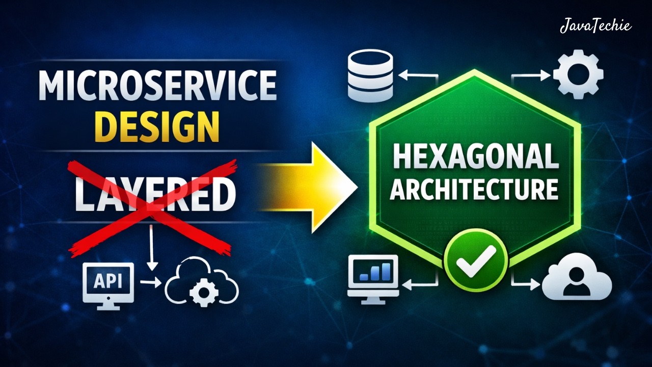 Hexagonal Architecture | The Right Way to Design Microservices !
