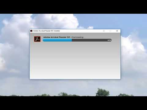How to Download and Install the Adobe PDF Reader Software Window 10/8/7
