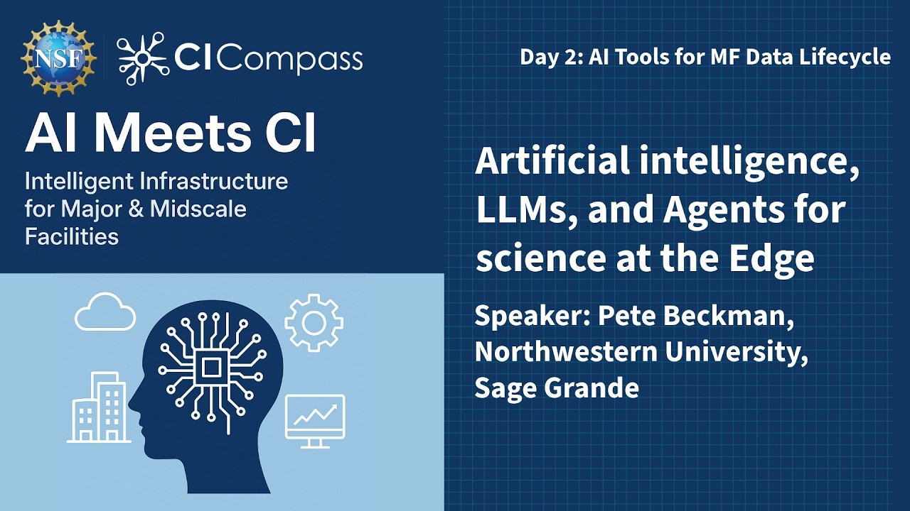AI Meets CI 2026: Day 2: Speaker Pete Beckman, 