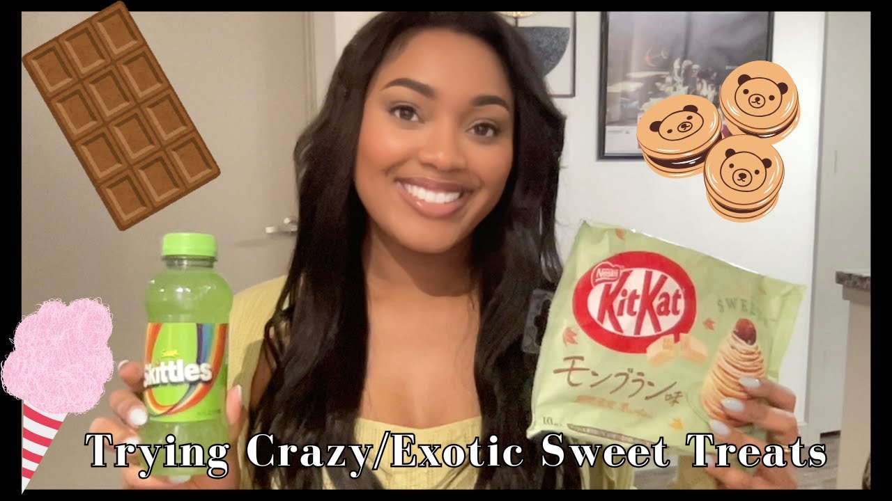 (ASMR) Trying Crazy & Exotic Sweet Treats