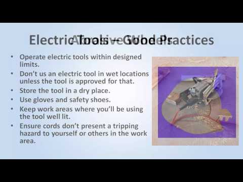 Hand and Power Tools Training