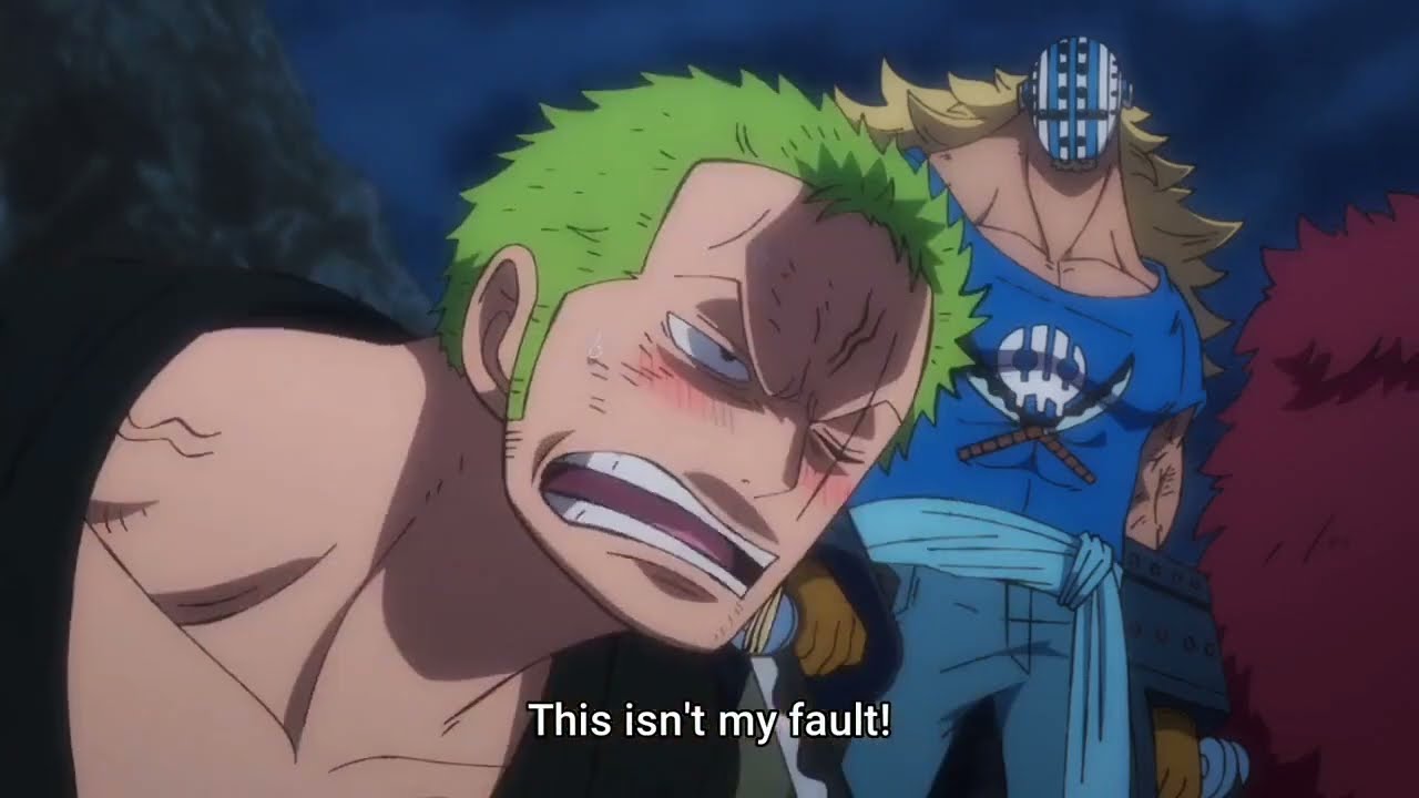 Zoro screaming