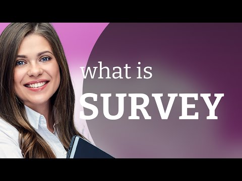 Understanding the Phrase "Survey"