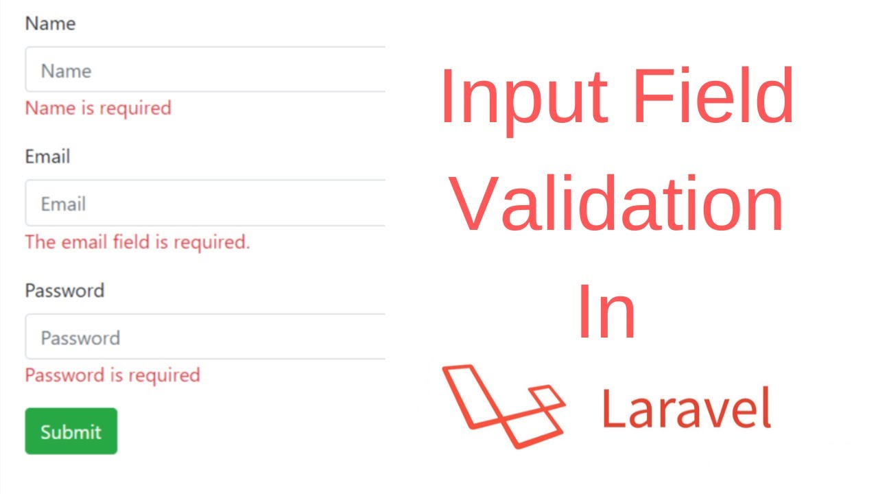 How To Make Input Field Validation In Laravel 9 Tutorial
