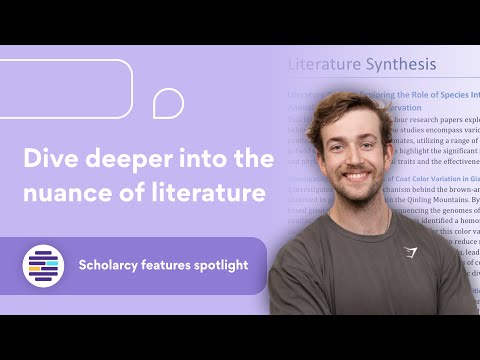 Create a literature synthesis in word | Scholarcy synthesises academic journal articles