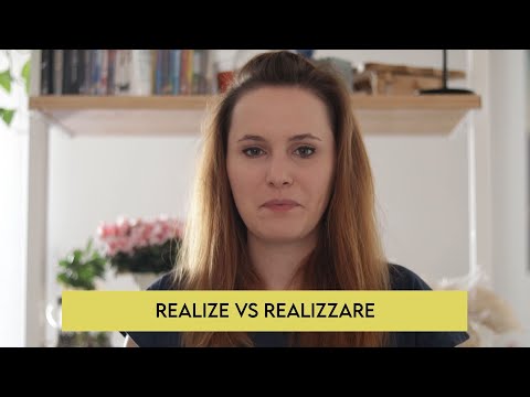 Realize vs Realizzare