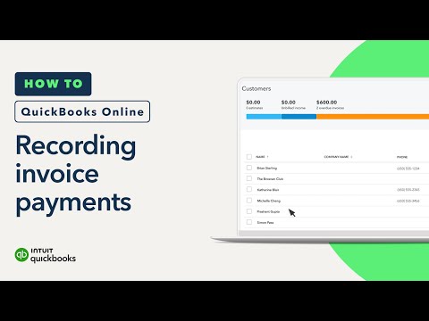 How to record an invoice payment in QuickBooks Online (using undeposited funds)