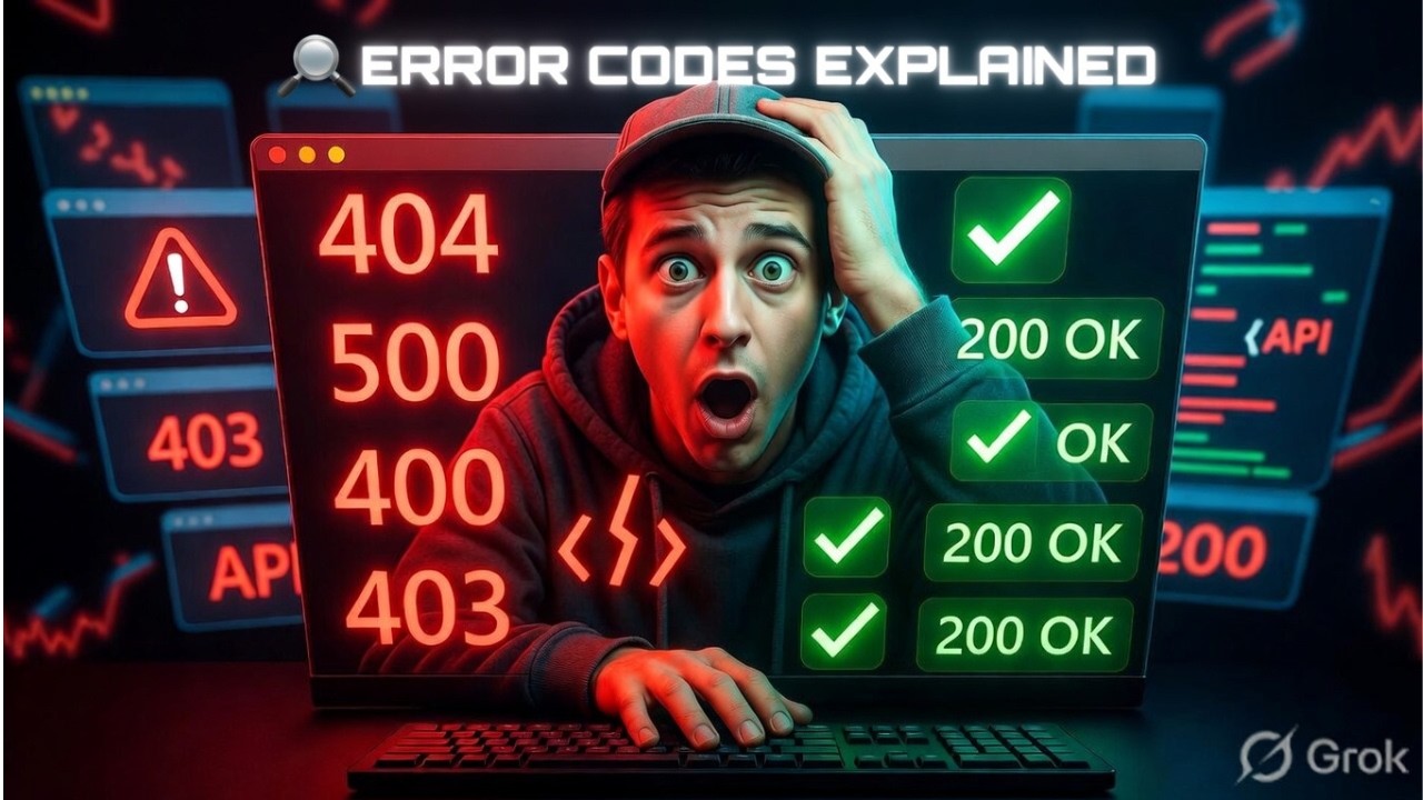 ⚡ API Response Codes Explained in 10 Minutes | Error Handling Guide 🔥