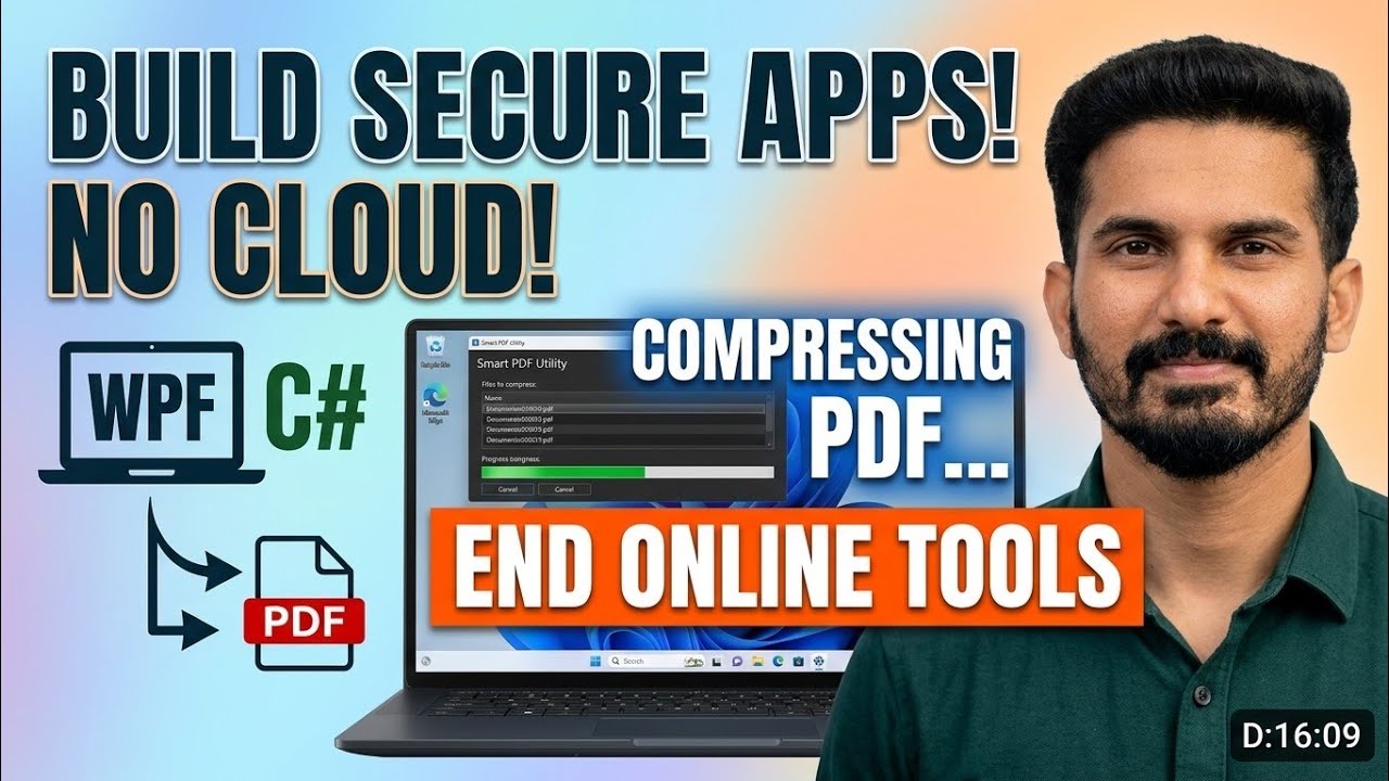 WPF Tutorial: Build a PDF Tool with C# and WPF Compress, Merge, and Split PDFs!