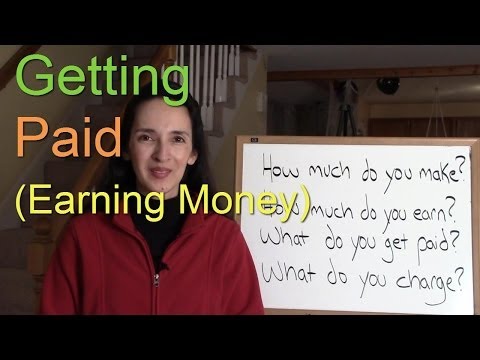 Getting Paid (Earning Money) - U.S. Culture & English Vocabulary