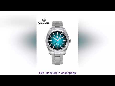 Latest Products You Must Know! San Martin 39mm SN0144 "JianZhan" Gada Watch Miyota 9015 Original