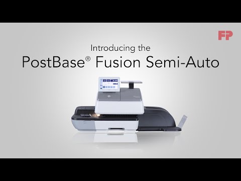 Introducing the PostBase Fusion Semi-Auto Postage Meter