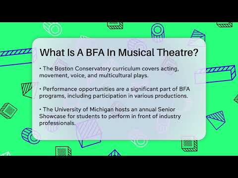 What Is A BFA In Musical Theatre? - Broadway Behind The Curtain