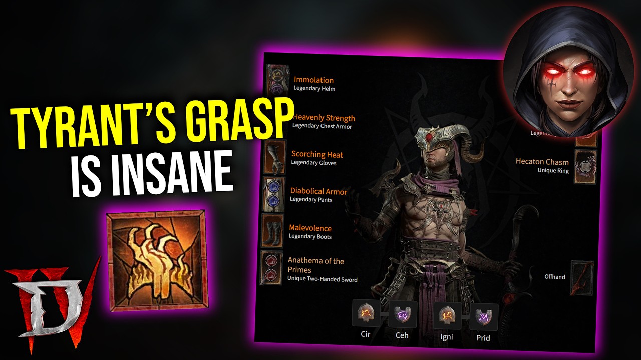 Tyrant’s Grasp Warlock Endgame Build Guide for Diablo IV Season 13 ...