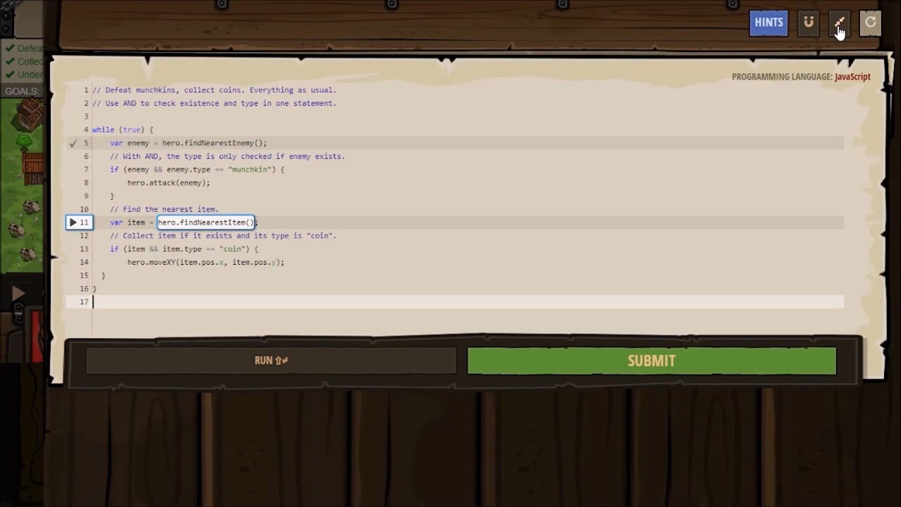 Usual Day CodeCombat