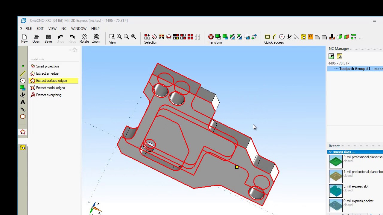 CAD CAM - OneCNC Mill Express - Quick Overview
