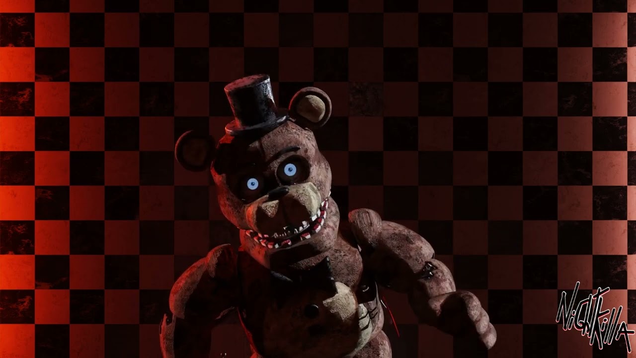 (BLENDER) Animated FNAF Wallpaper: Withered Freddy (1080p)