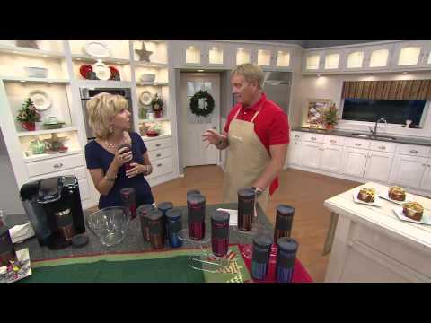Contigo Set of 2 SnapSeal Stainless Steel Thermal Mugs with Rick Domeier