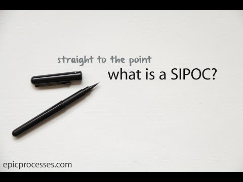 straight to the point: what is a SIPOC