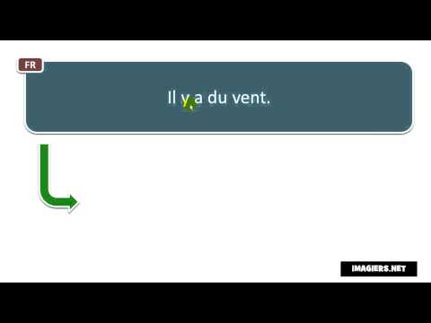 French phrase # Il y a du vent