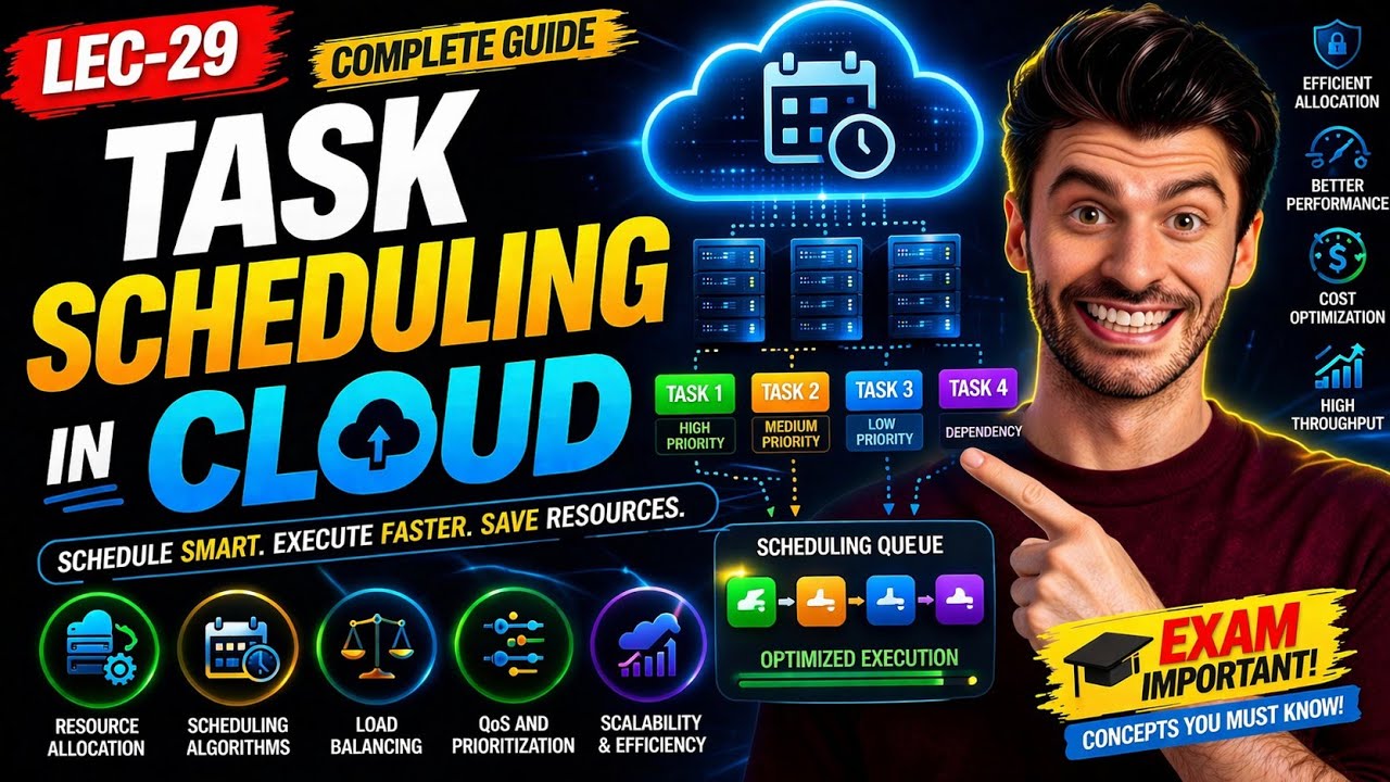 Lec 29: Task Scheduling in Cloud