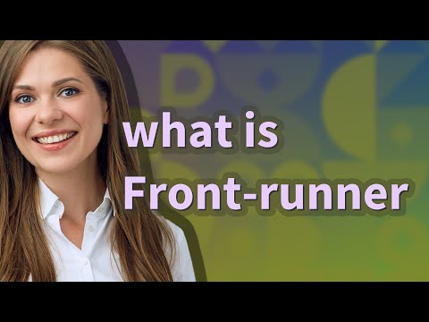 Front-runner | meaning of Front-runner