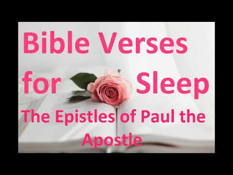 Bible Verses for Sleep Epistles of Paul the Apostle, New Testament