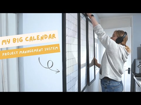 Planning ahead for a balanced life β how to use a wall calendar effectively // How I plan ahead