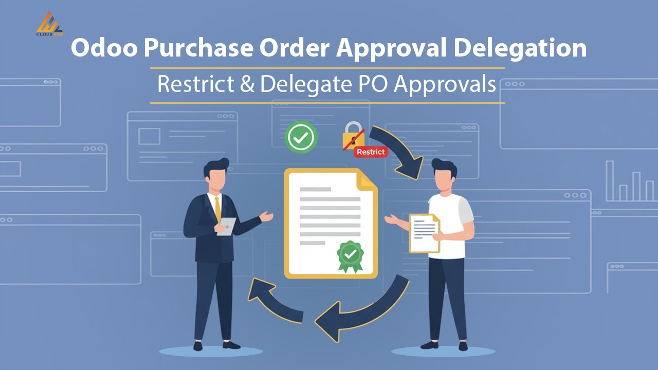 Purchase Order Approval Delegation in Odoo | Restrict & Delegate PO Approvals