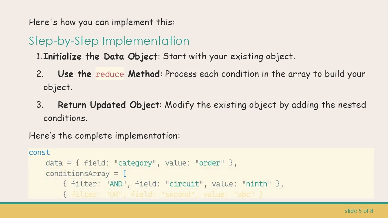 Dynamically Adding Conditions to an Object in JavaScript Optimally