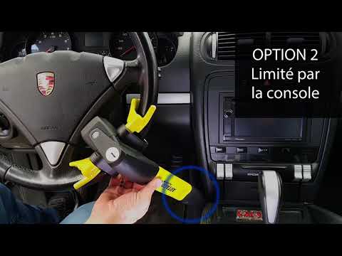 Canne antivol bloque volant avec alarme haut de gamme ARTAGO 870 - Norauto