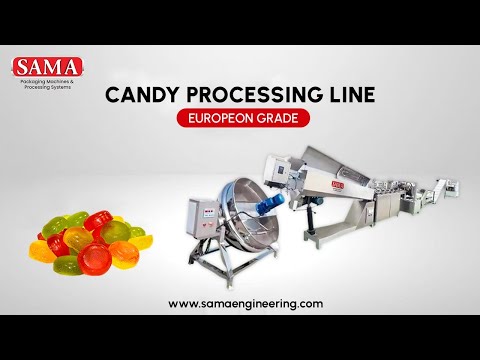 High-Speed Candy Processing Line – Automated Candy Manufacturing by Sama Engineering