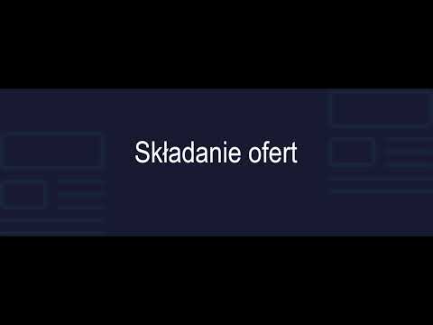 Składanie oferty – film instruktażowy