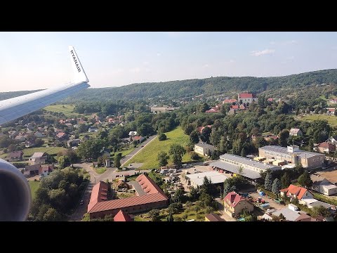 28.08.2024 Landing at Krakow Airport (KRK)