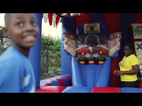 Inflatable Arcade Games Tent | Wild Rides Party Rentals