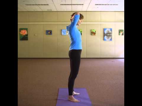 How to do a yoga backbend.