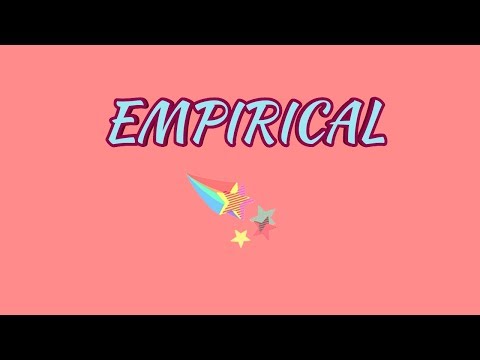 "EMPIRICAL" pronunciation and meaning in English & Hindi