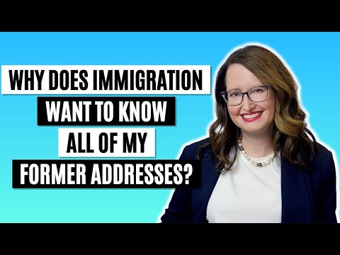 Why does USCIS want all of my former addresses (and the dates I lived there)?