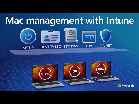 macOS management with Microsoft Intune | Deployment, single sign-on, settings, apps & DDM