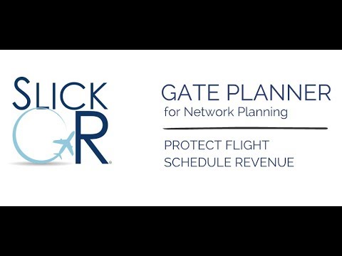 SlickOR Gate Planner for Network Planning