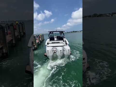 Docking? No problem. Yamaha Helm Master Joystick in action!